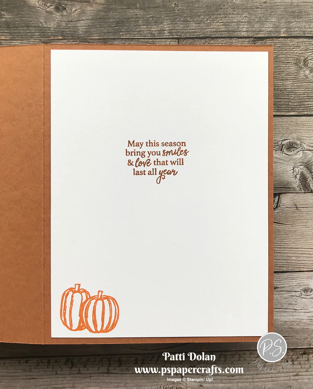 Gather Together Autumn Card — P.S. Paper Crafts
