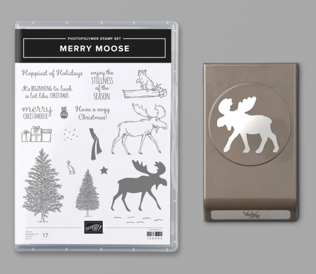 Merry Moose Christmas Card — P.S. Paper Crafts