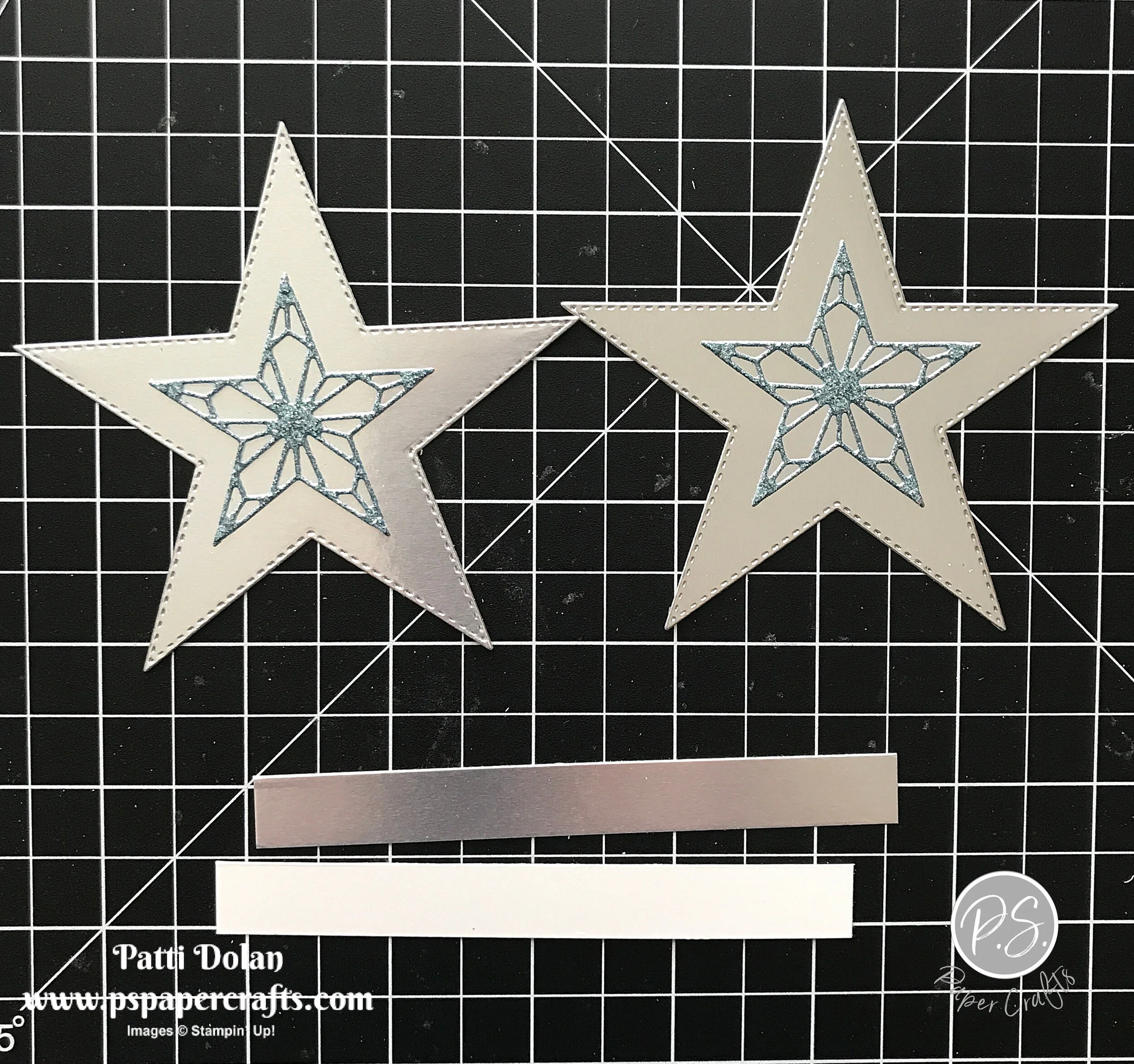 Stitched Stars Gift Holder - November 3D Blog Hop — P.S. Paper Crafts