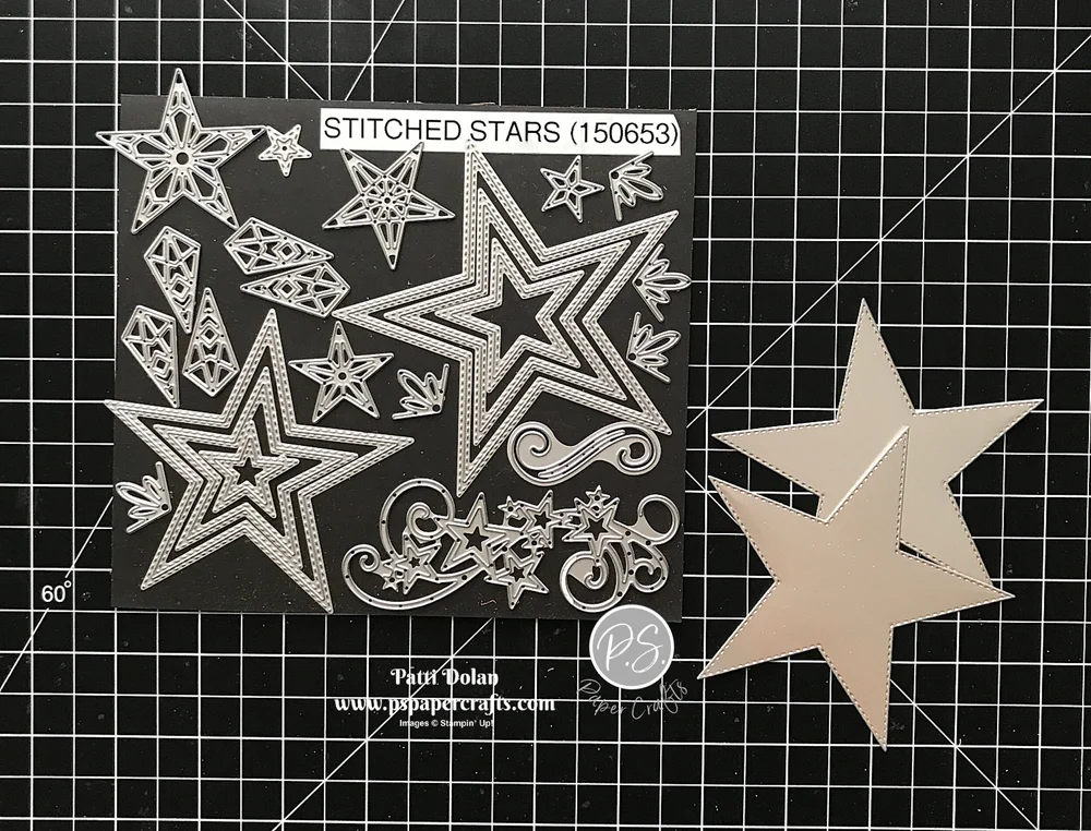 Stitched Stars Gift Holder - November 3D Blog Hop — P.S. Paper Crafts