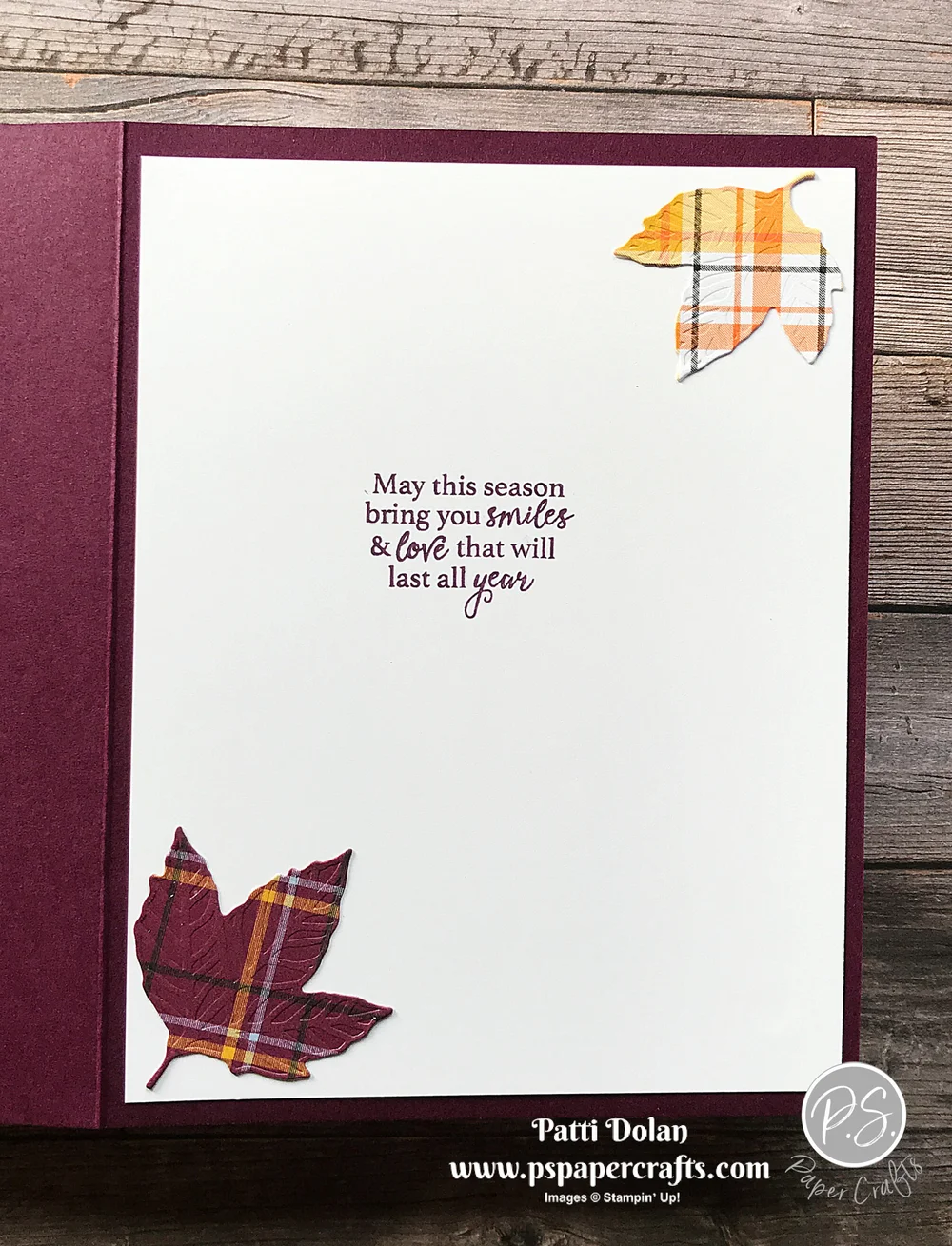 Gather Together - Perfect Thanksgiving Card — P.S. Paper Crafts