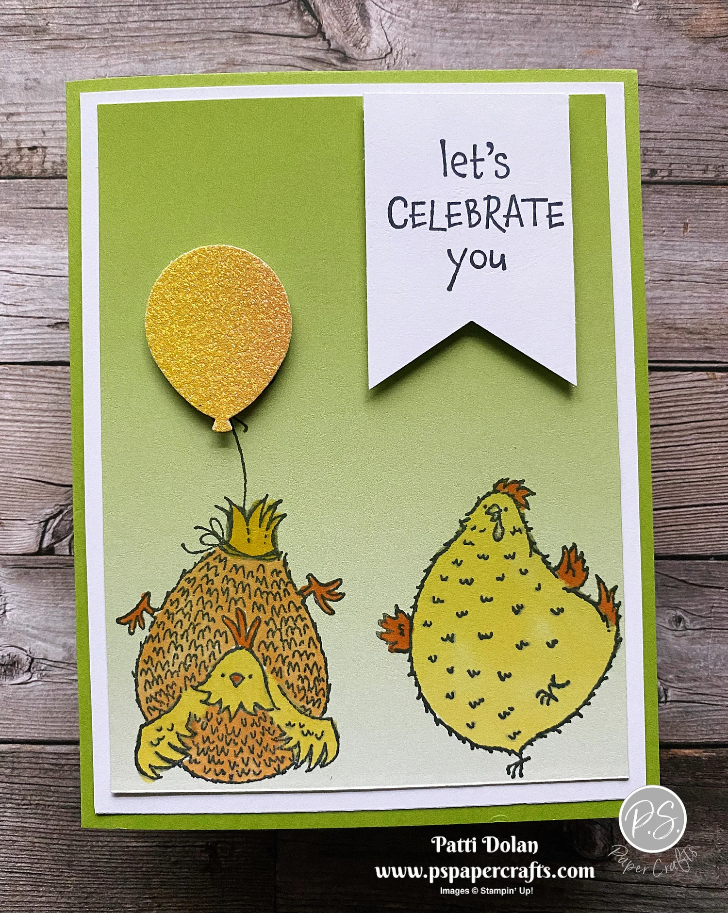 Happy Birthday Chick Card — P.S. Paper Crafts