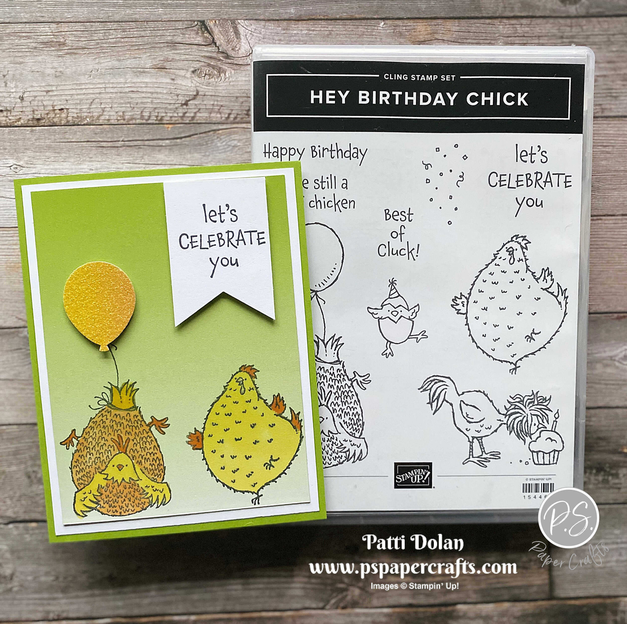 Happy Birthday Chick Card — P.S. Paper Crafts
