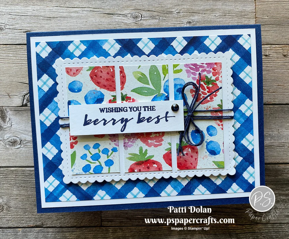 Fun Berry Blessings Birthday Card — P.S. Paper Crafts