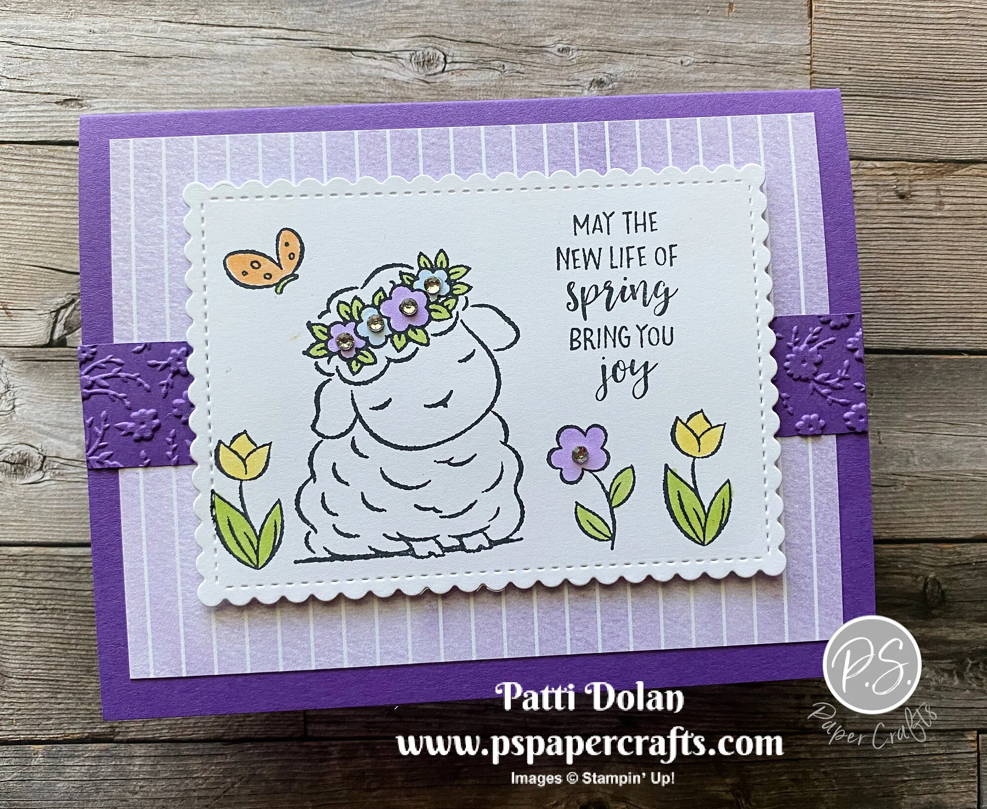 Sweet Springtime Joy Card — P.S. Paper Crafts