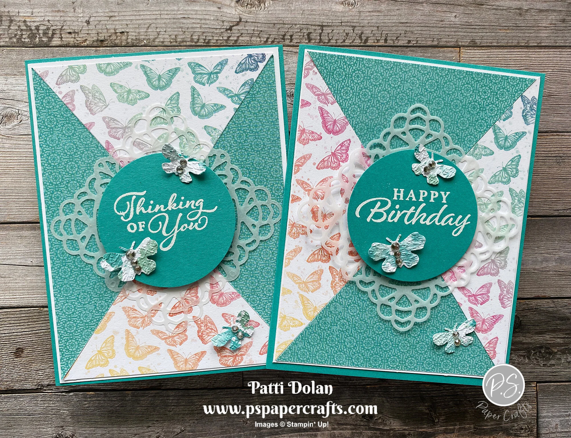 Beautiful Butterfly Cards — P.S. Paper Crafts