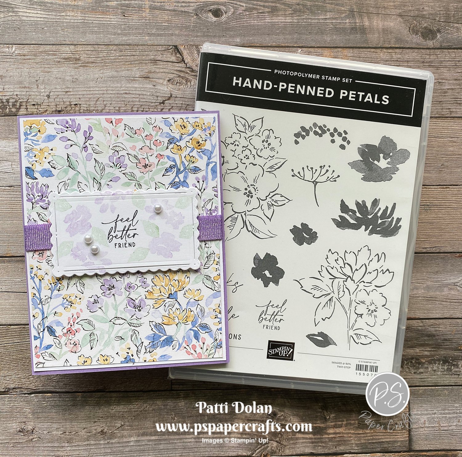 Hand-Penned Get Well Card — P.S. Paper Crafts