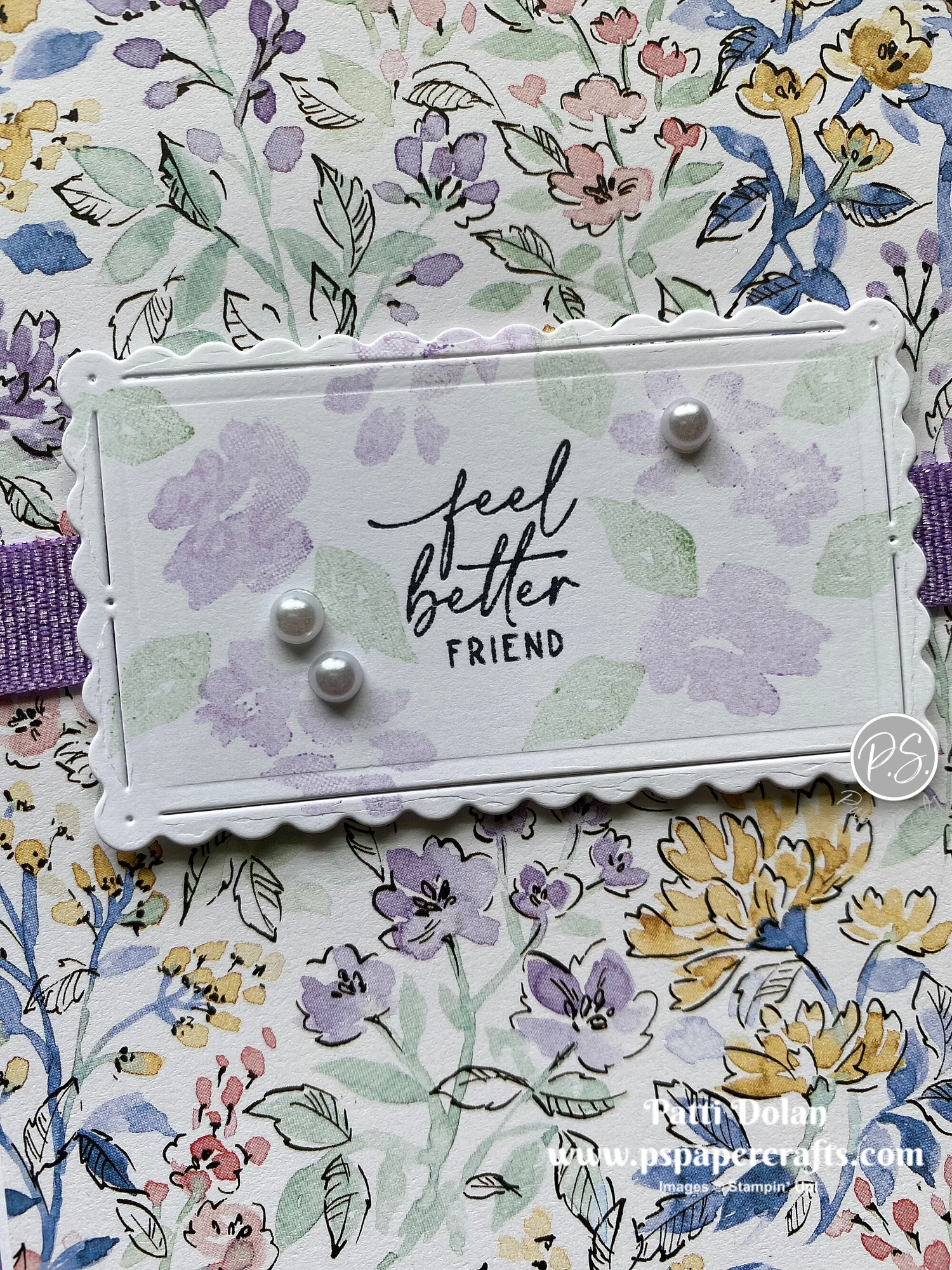 Hand-Penned Get Well Card — P.S. Paper Crafts