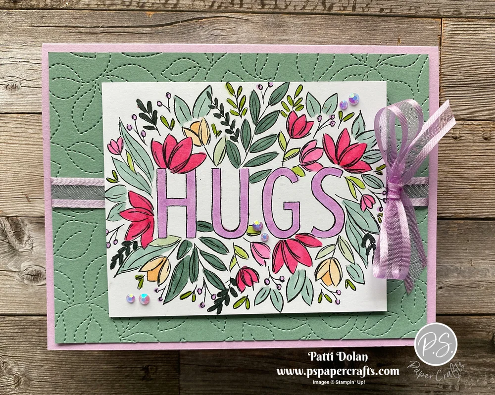 Pretty Sending Hugs Cards — P.S. Paper Crafts