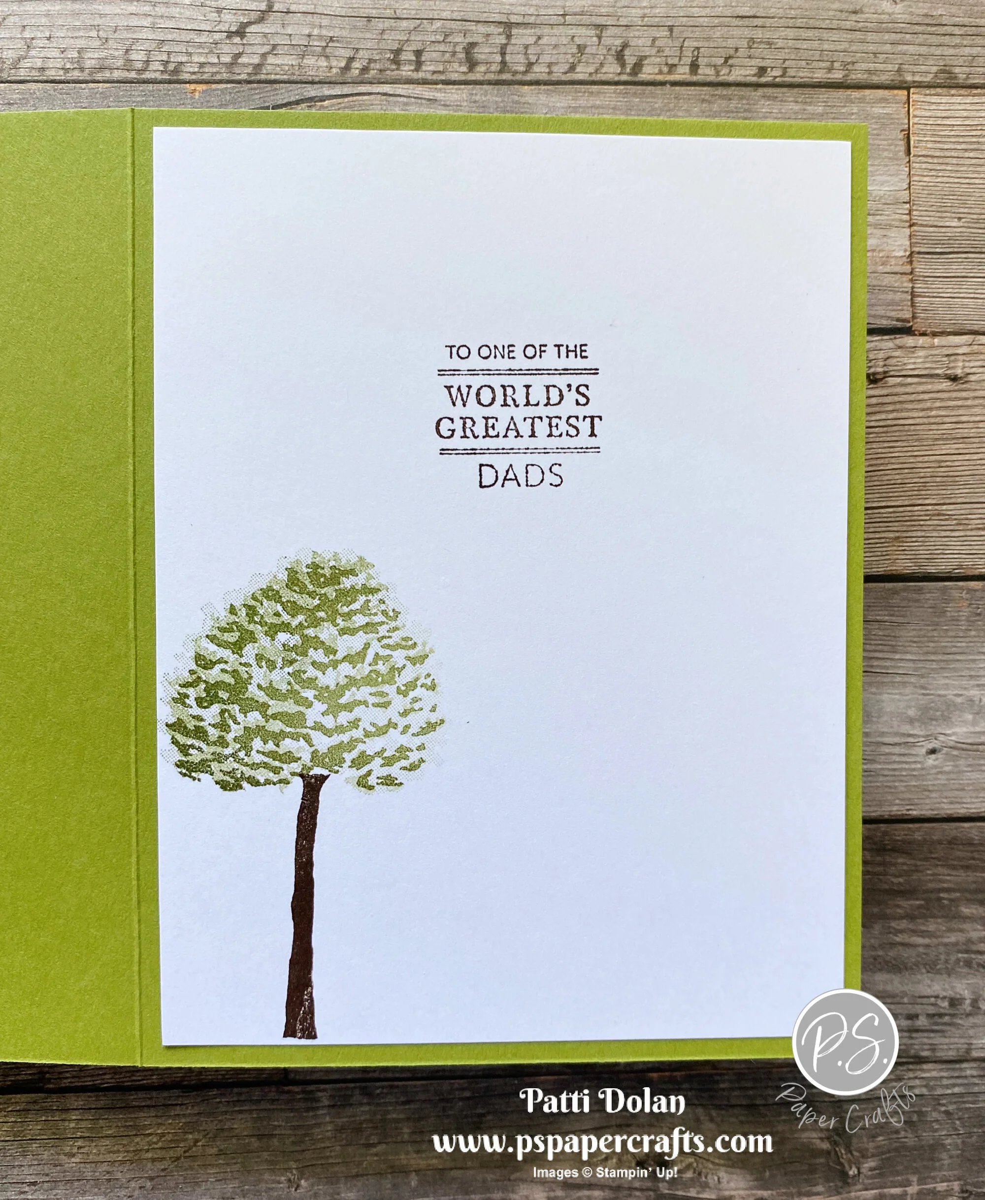 Woodsy Father's Day Card! — P.S. Paper Crafts