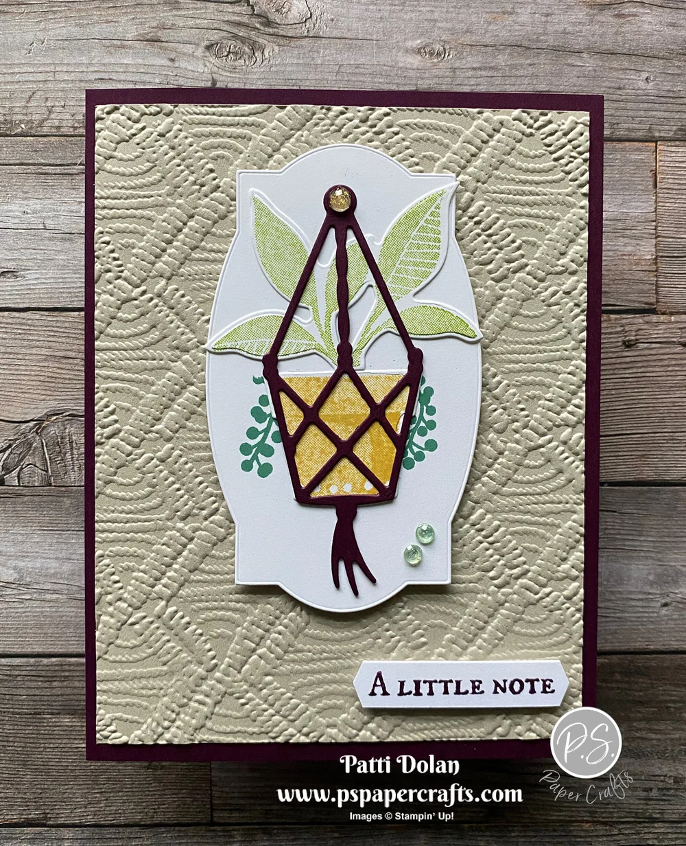 Plentiful Plants - Just A Note Card — P.S. Paper Crafts