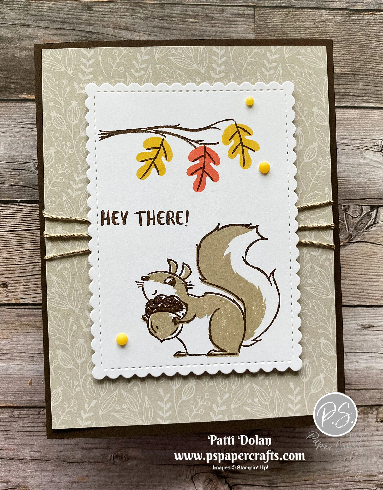 Nuts About Squirrels Card — P.S. Paper Crafts