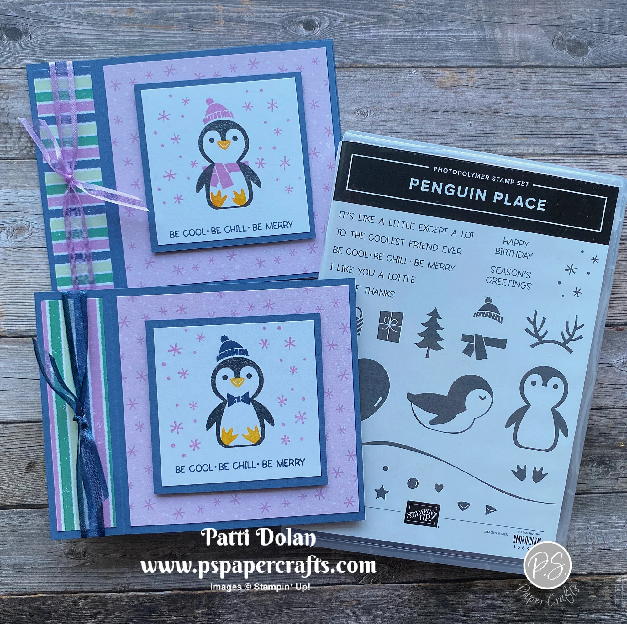 Simple Fun Fold Book Binding Card — P.S. Paper Crafts