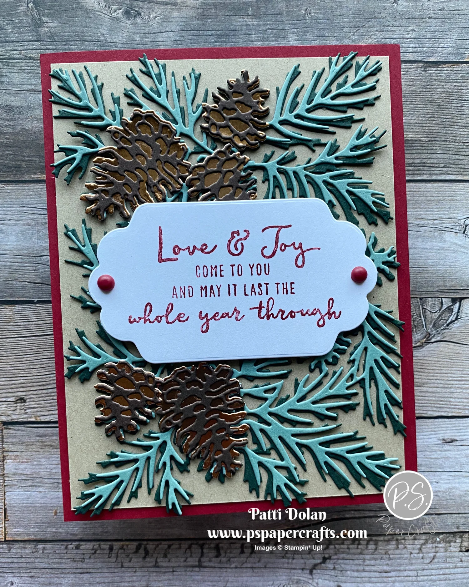 Painted Christmas - Love & Joy — P.S. Paper Crafts