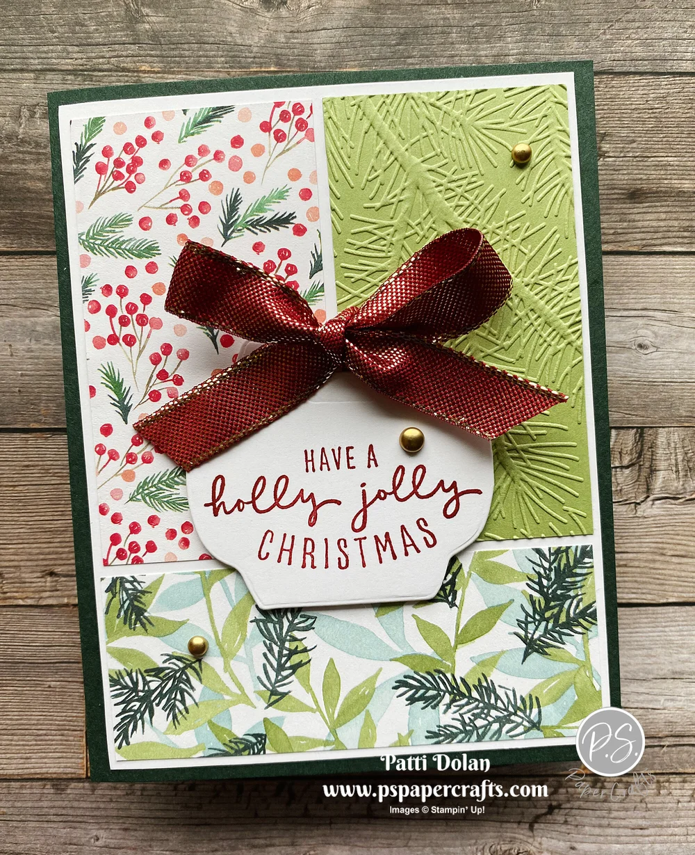 Holly Jolly Christmas Card! — P.S. Paper Crafts