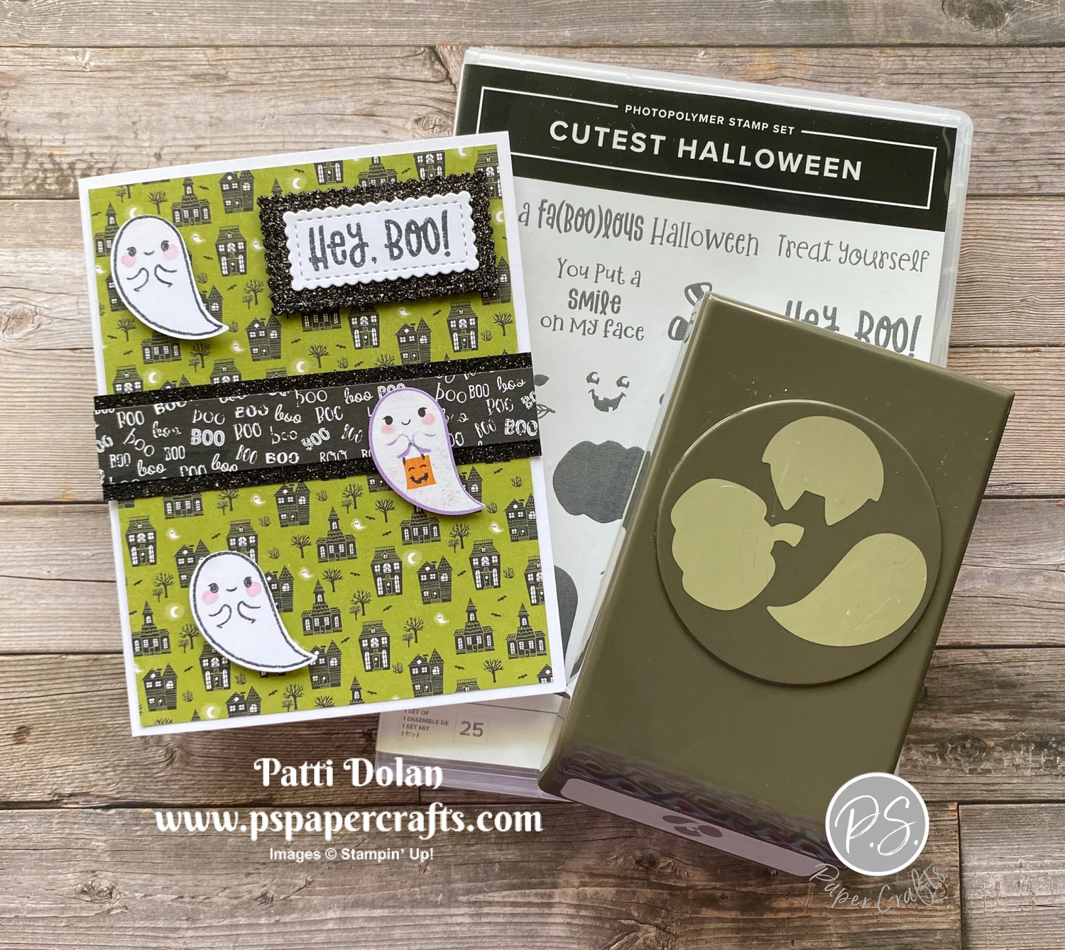 Cutest Halloween - Hey Boo Card! — P.S. Paper Crafts