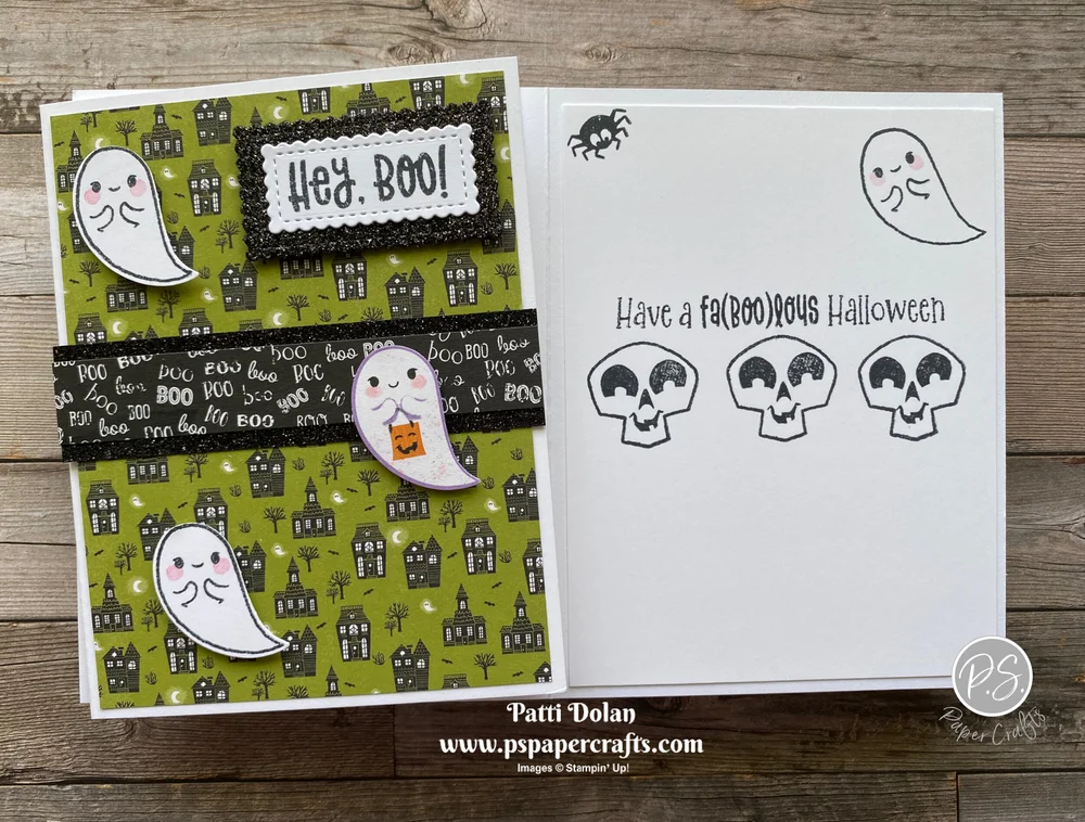 Cutest Halloween - Hey Boo Card! — P.S. Paper Crafts