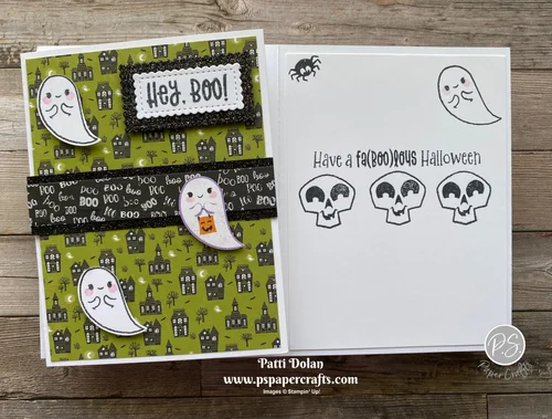 Cutest Halloween - Hey Boo Card! — P.S. Paper Crafts