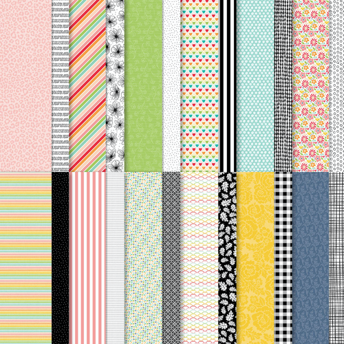 Patterned Party Designer Series Paper Fall Card — P.S. Paper Crafts