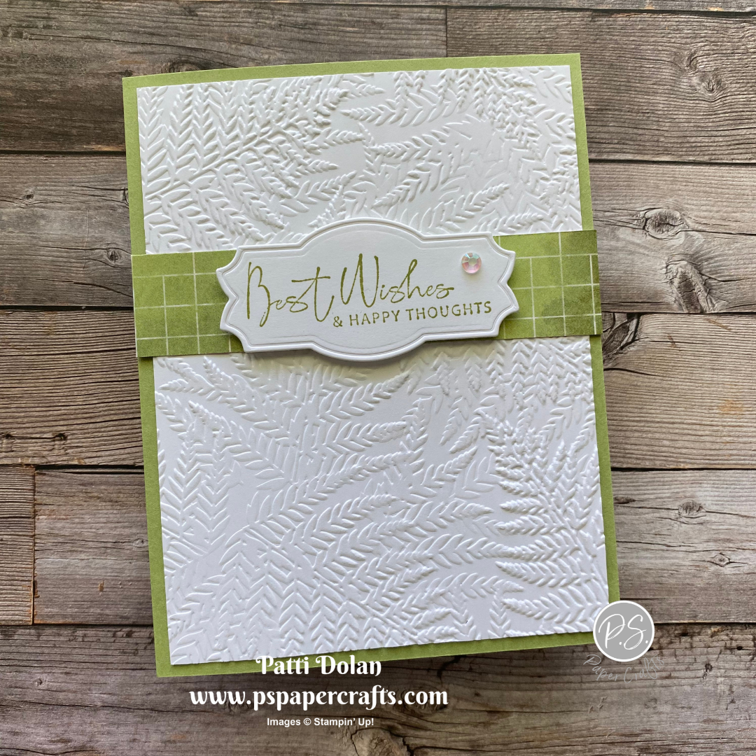 Simple, Yet Beautiful Nature's Prints Card — P.S. Paper Crafts