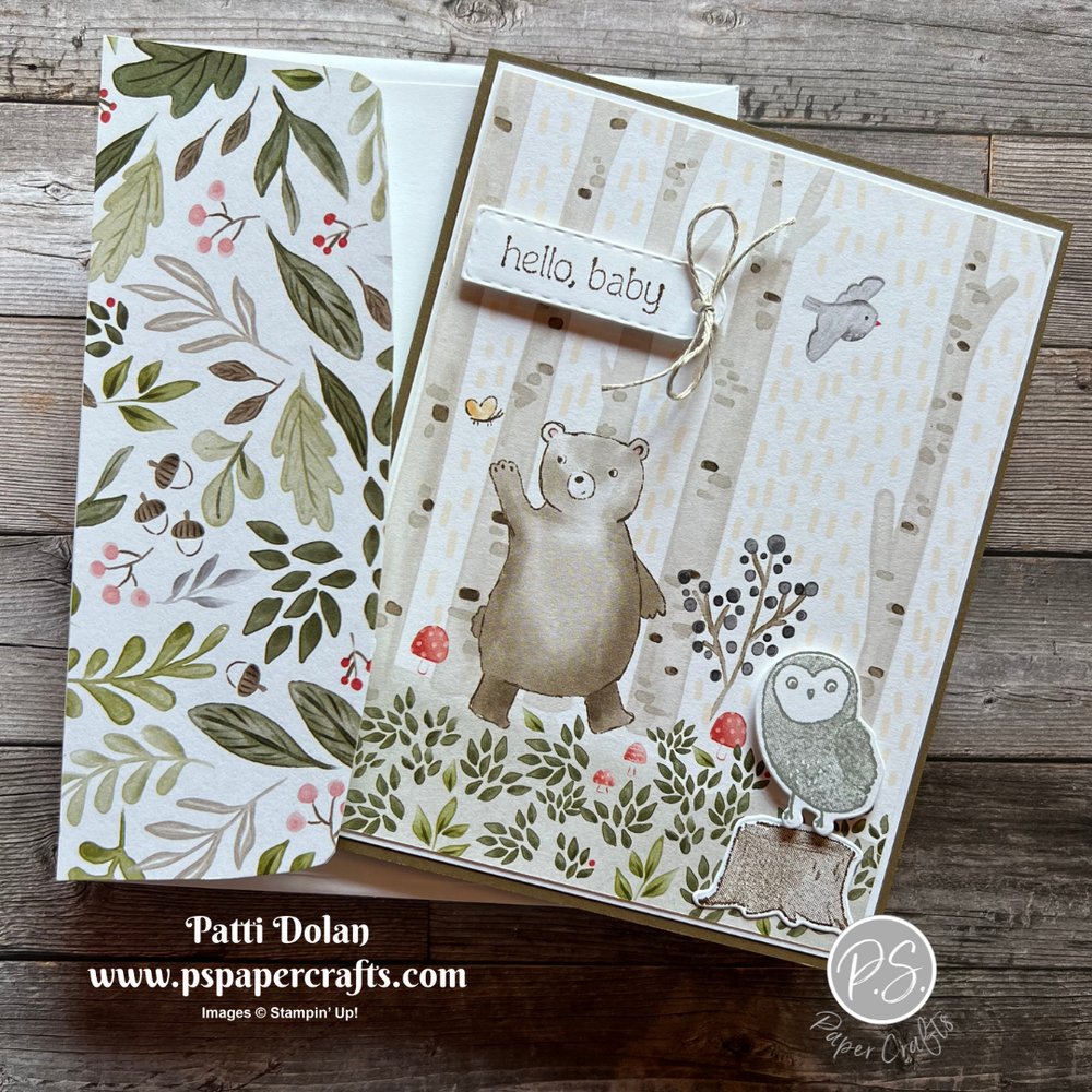 Cute Baby Card using Happier Than Happy — P.S. Paper Crafts