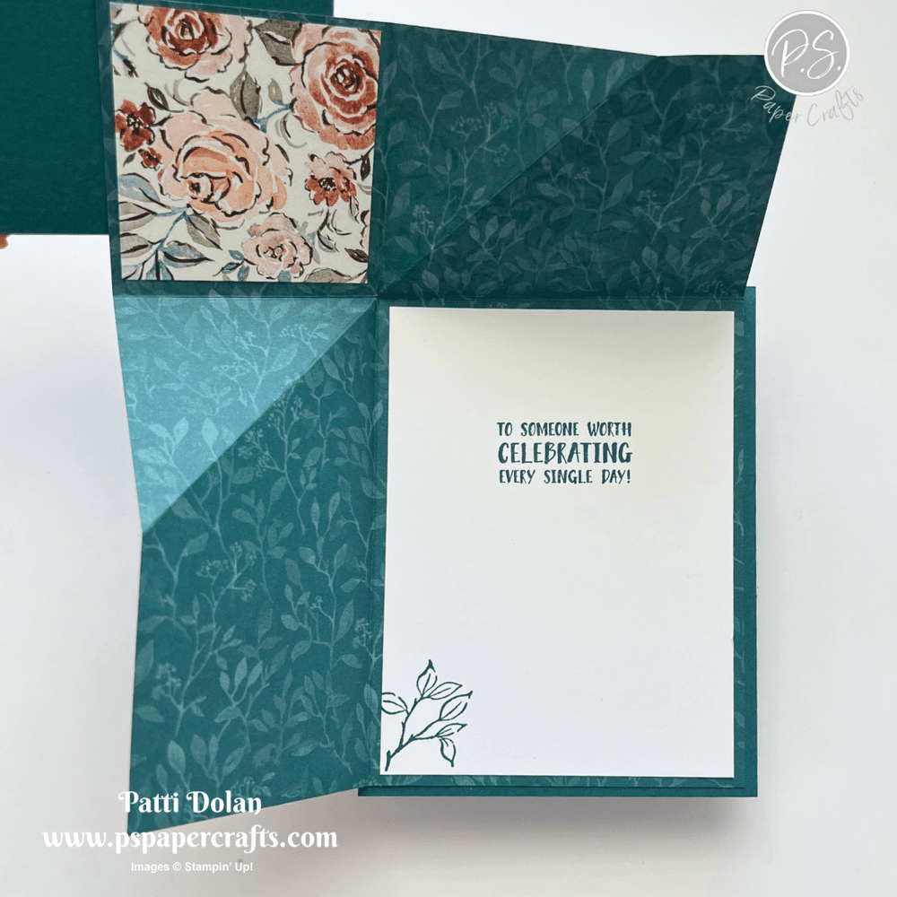 Easy Corner Fold Cards — P.S. Paper Crafts