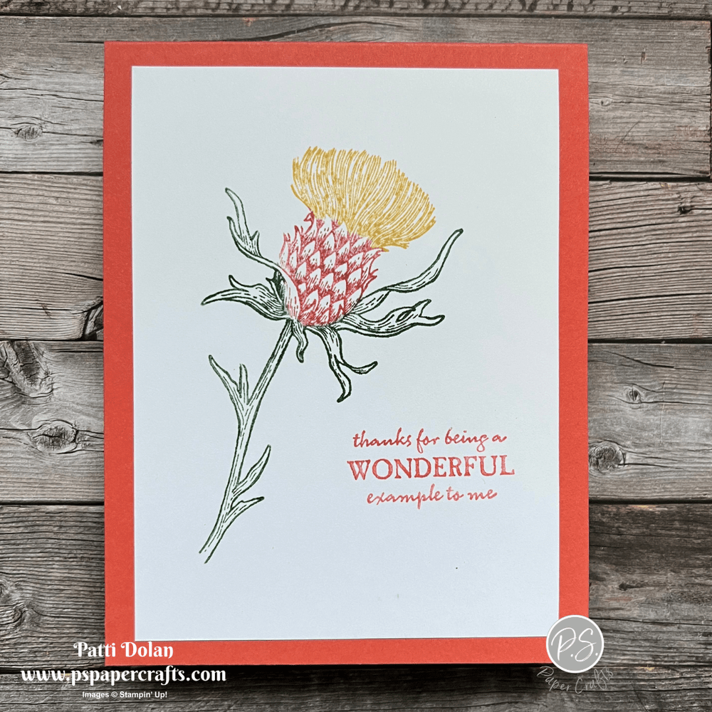 Simple Stamping - Beautiful Thistle — P.S. Paper Crafts