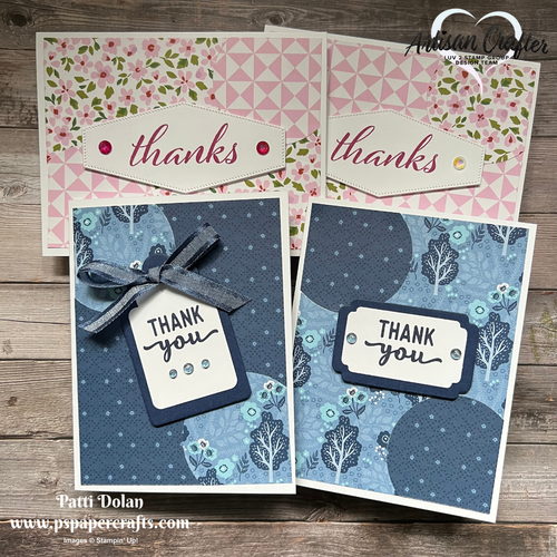 Quick & Easy Cards using a Circle Punch & Patterned Paper — P.S. Paper ...