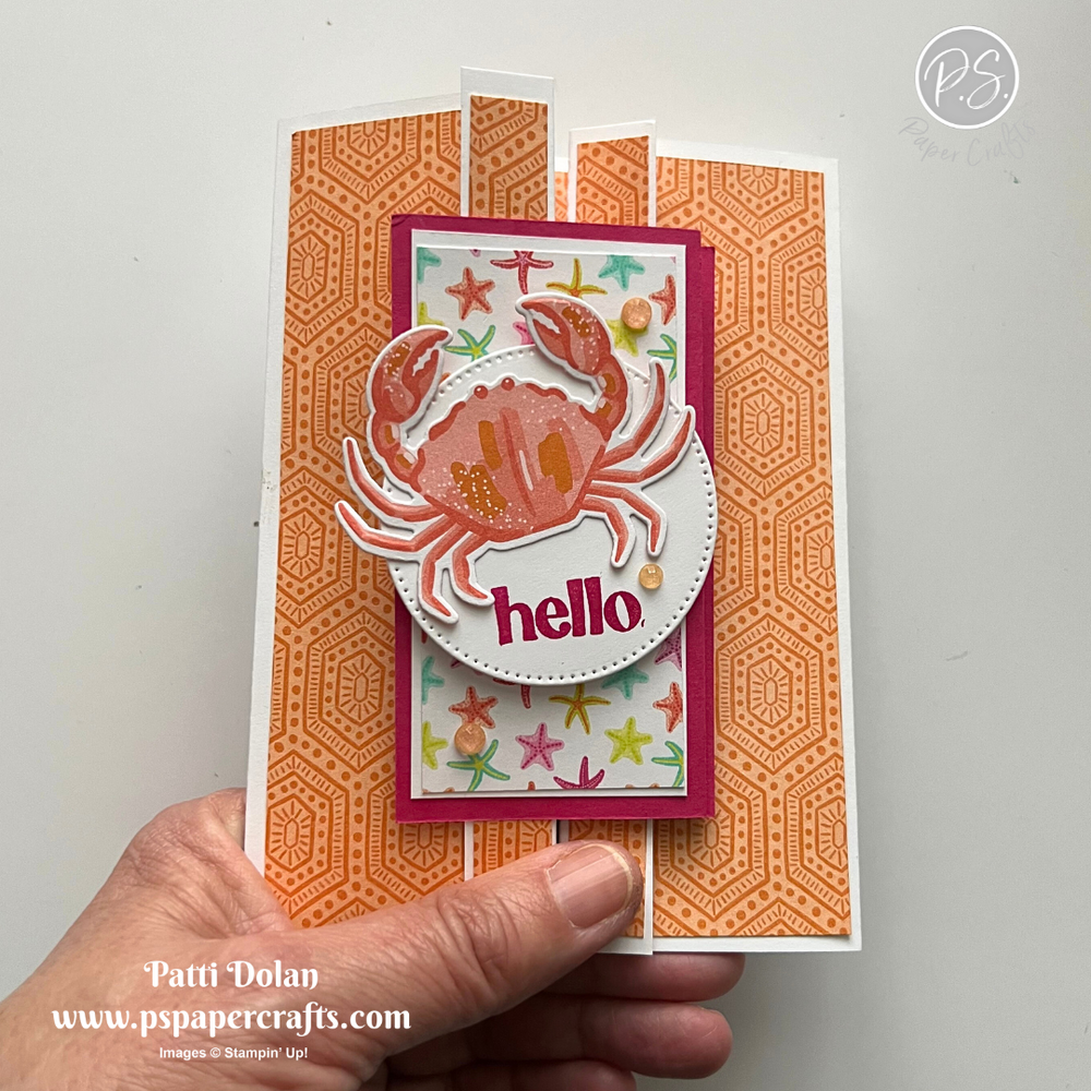 Winged Gate Fold Cards — P.S. Paper Crafts