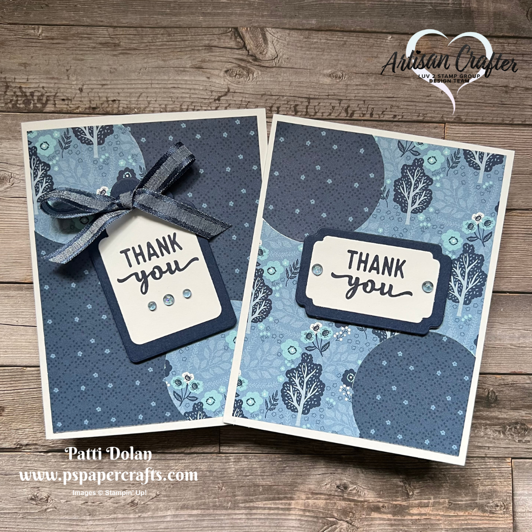 Quick & Easy Cards using a Circle Punch & Patterned Paper — P.S. Paper ...