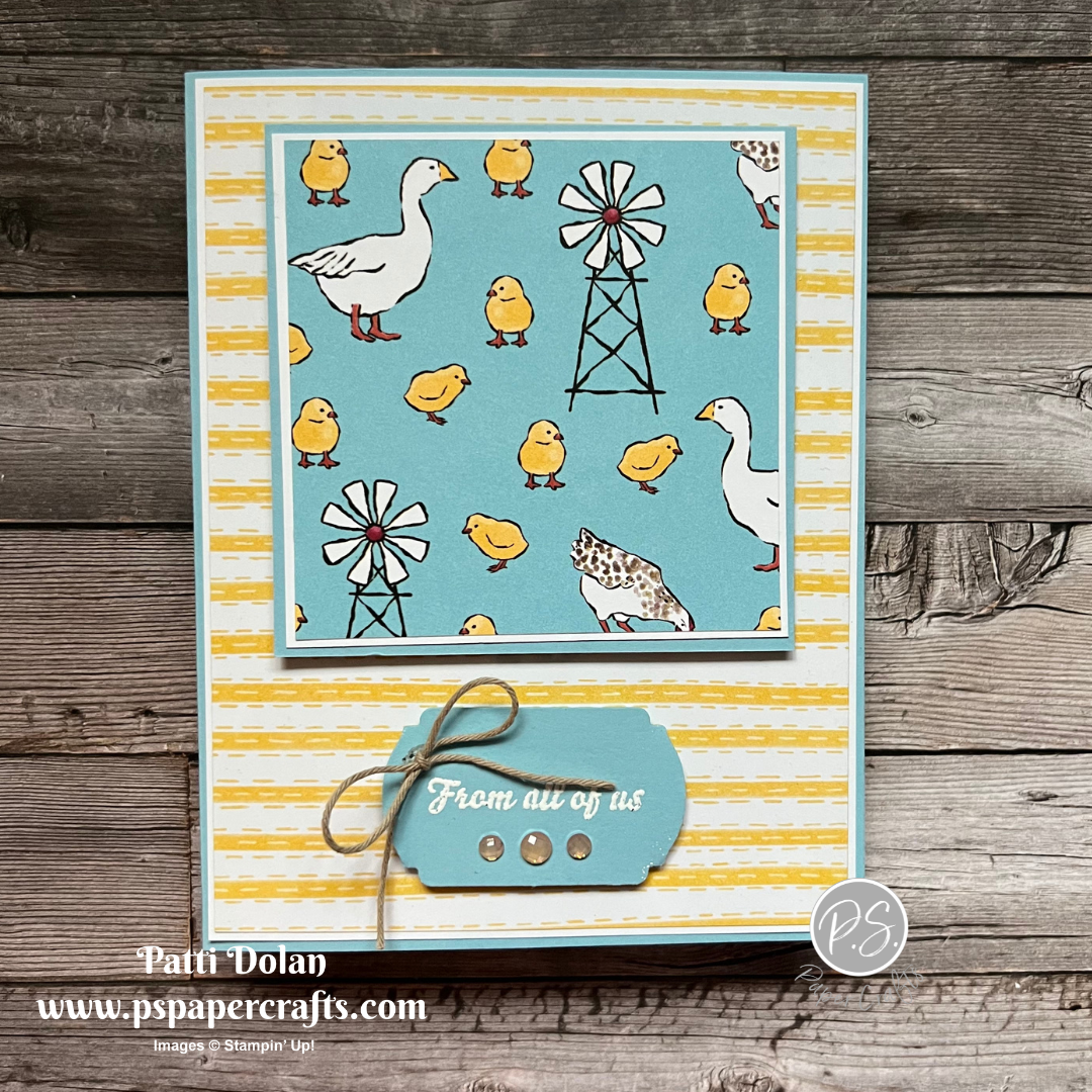 Fun Day At The Farm Birthday Card! — P.S. Paper Crafts