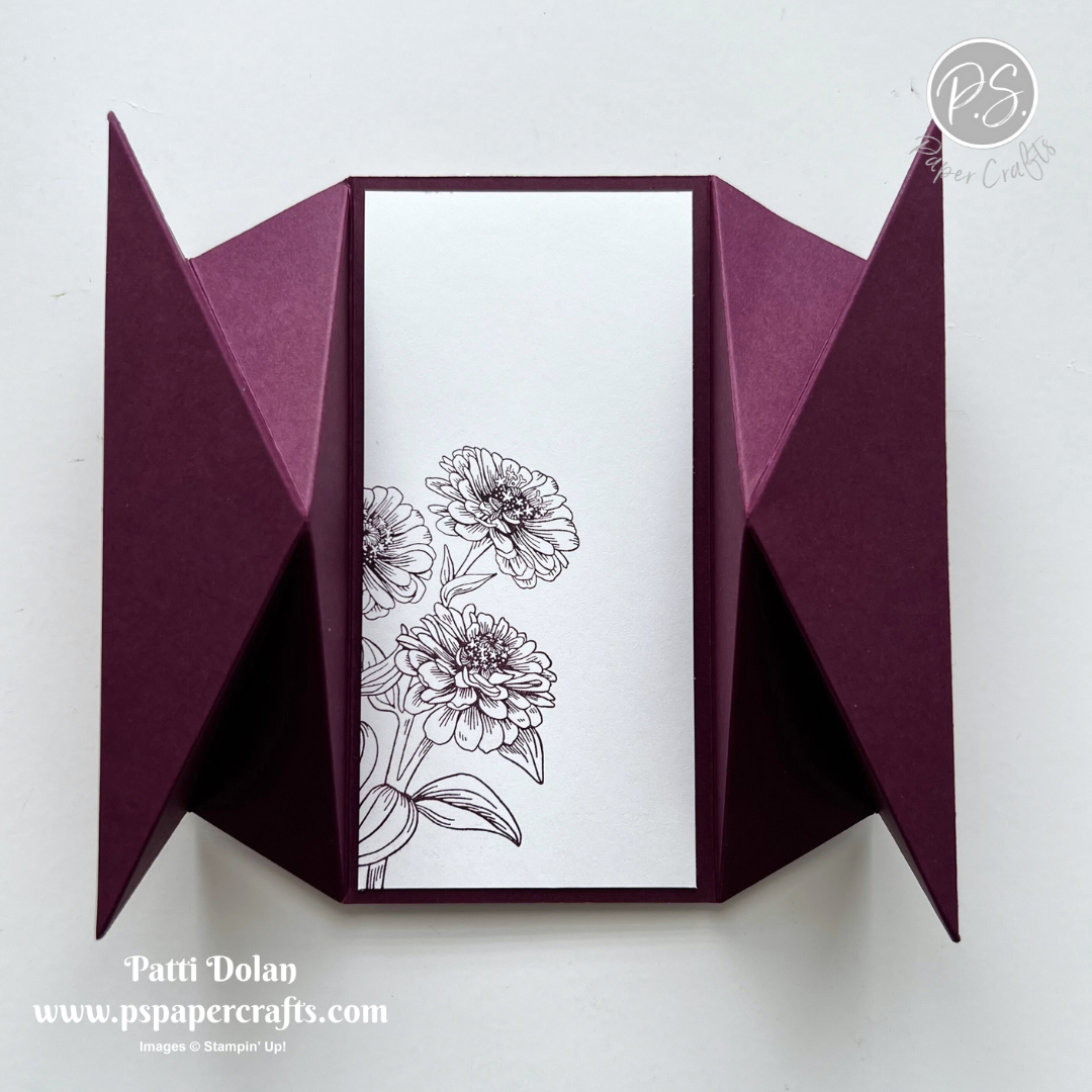 Double Fan Fold Cards — P.S. Paper Crafts