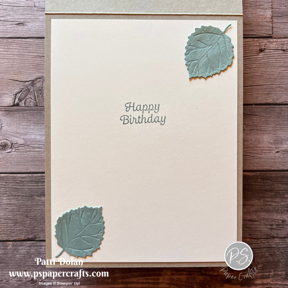 Beautiful Fall Card using the Aspen Tree Dies — P.S. Paper Crafts