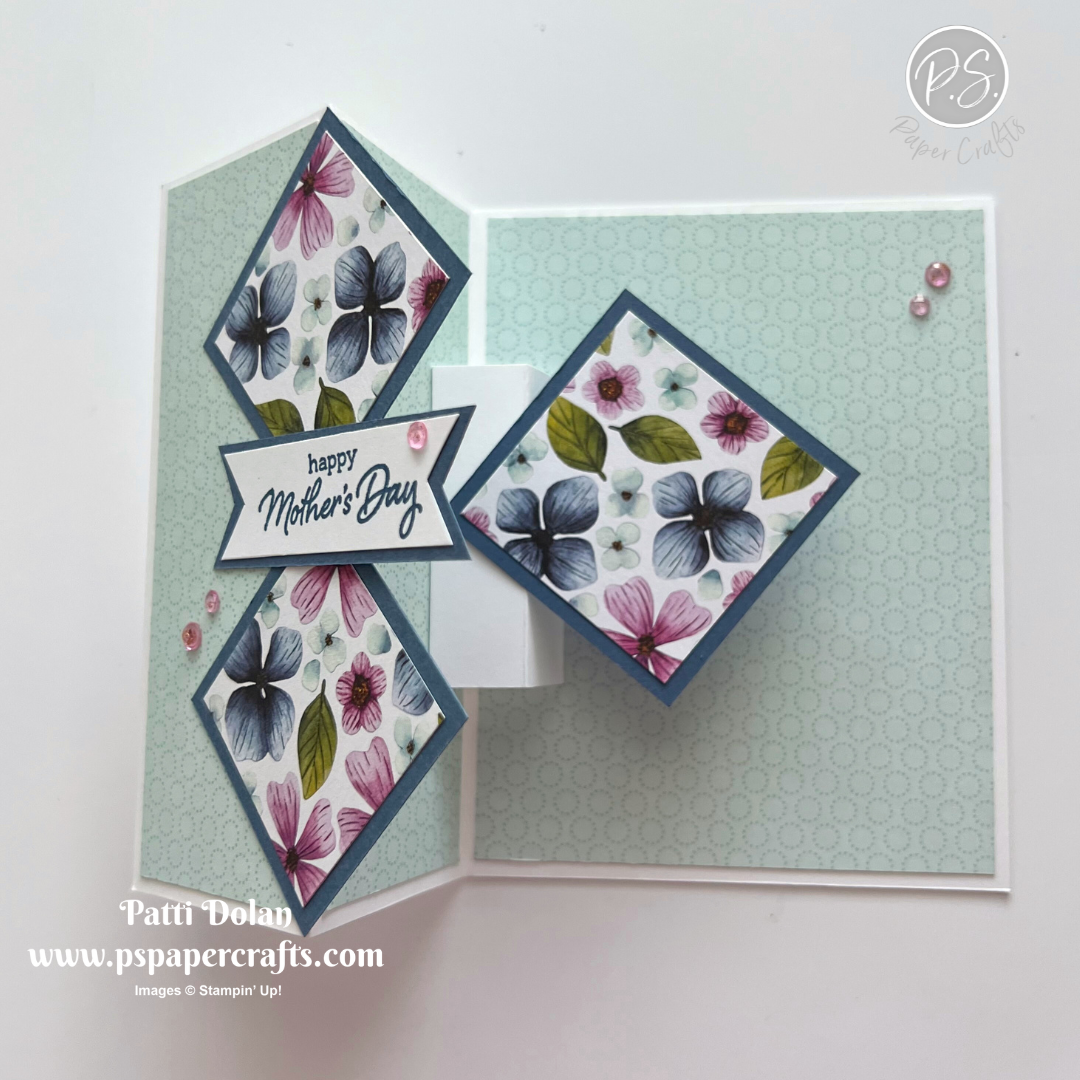 Diamond Pop Up Fun Fold Cards — P.S. Paper Crafts