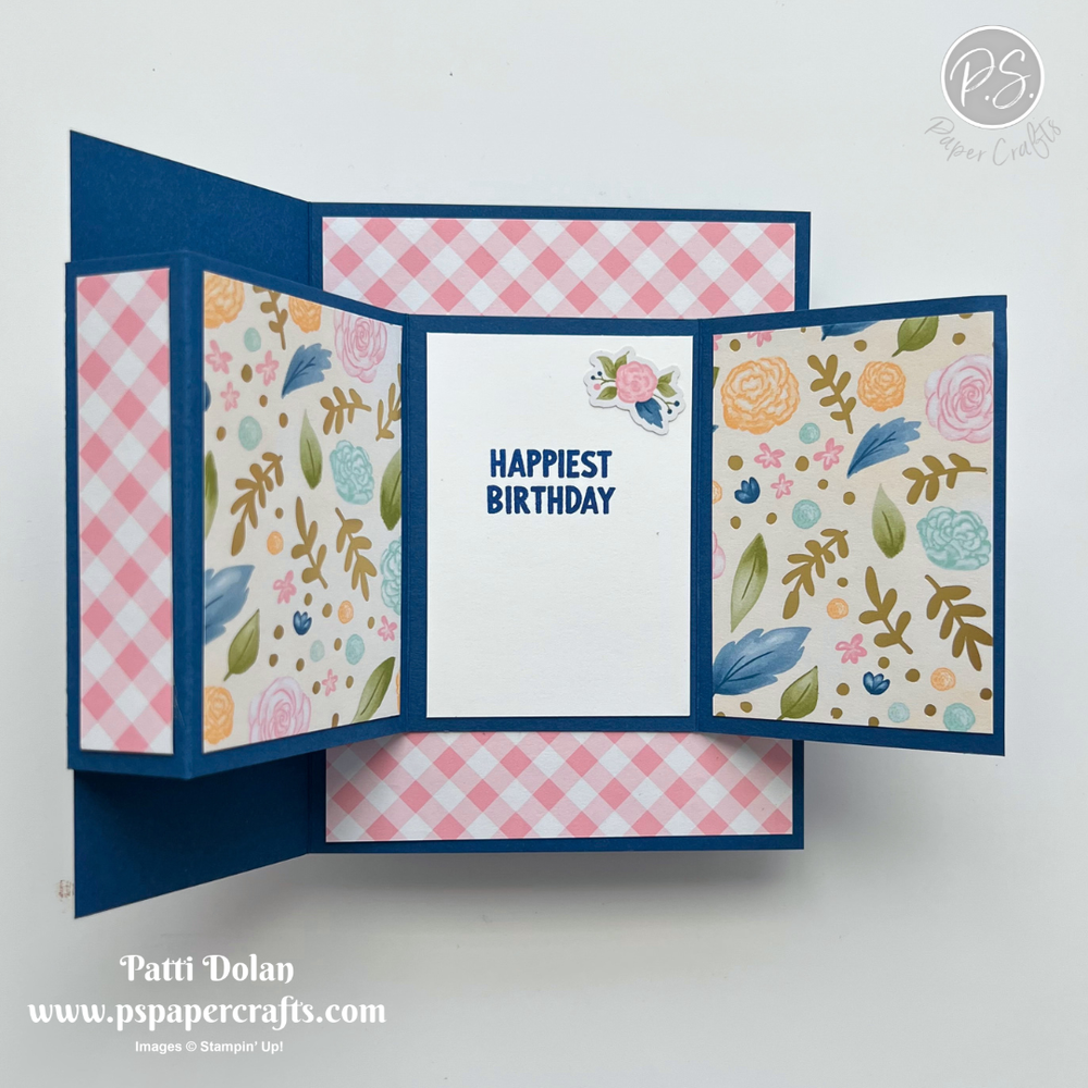 Tri-Fold Hidden Door Cards — P.S. Paper Crafts