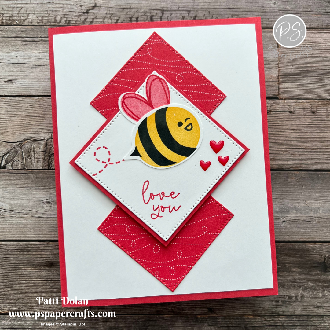 Sketch Saturday - Bee My Valentine — P.S. Paper Crafts