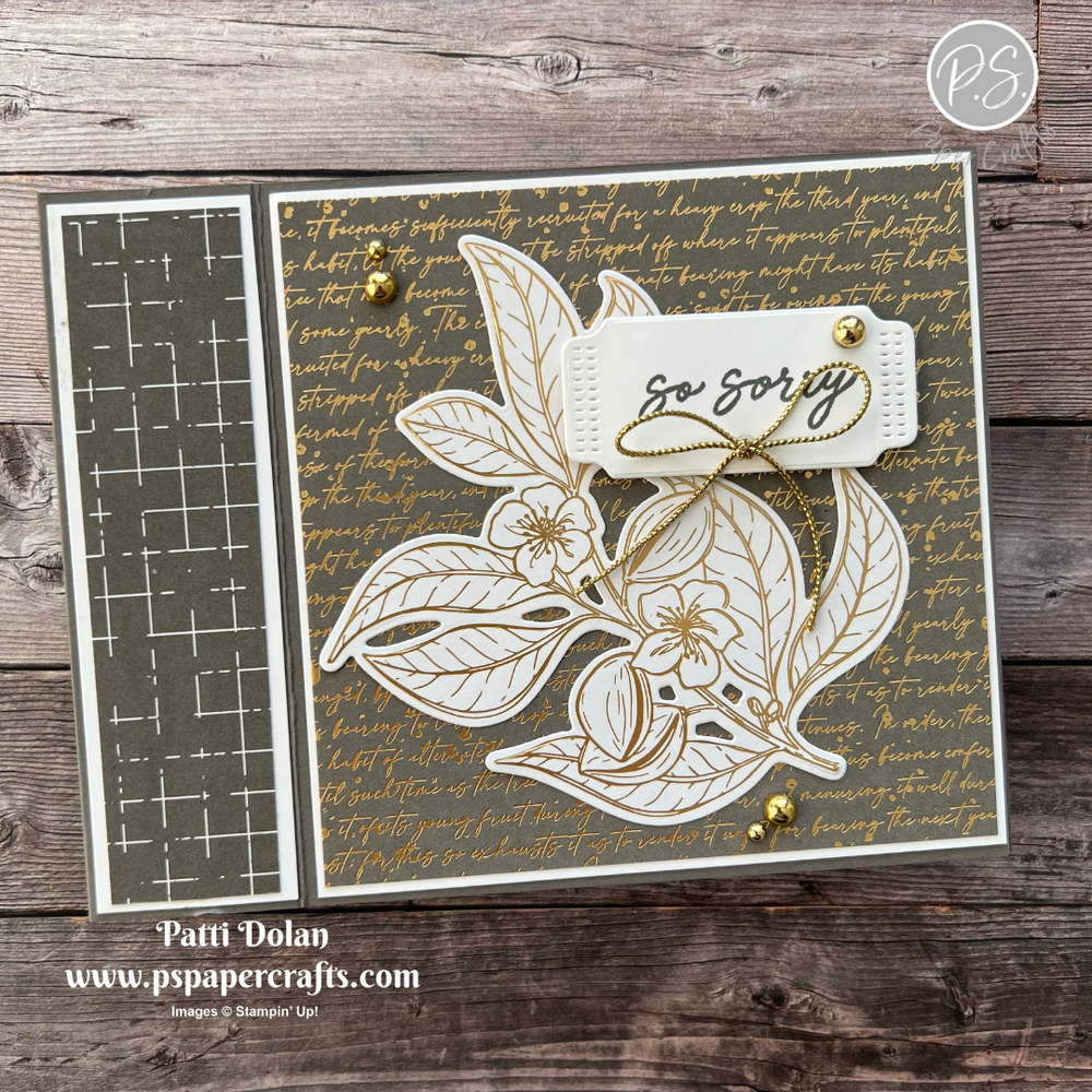 Nature's Sweetness Book Binding Card — P.S. Paper Crafts