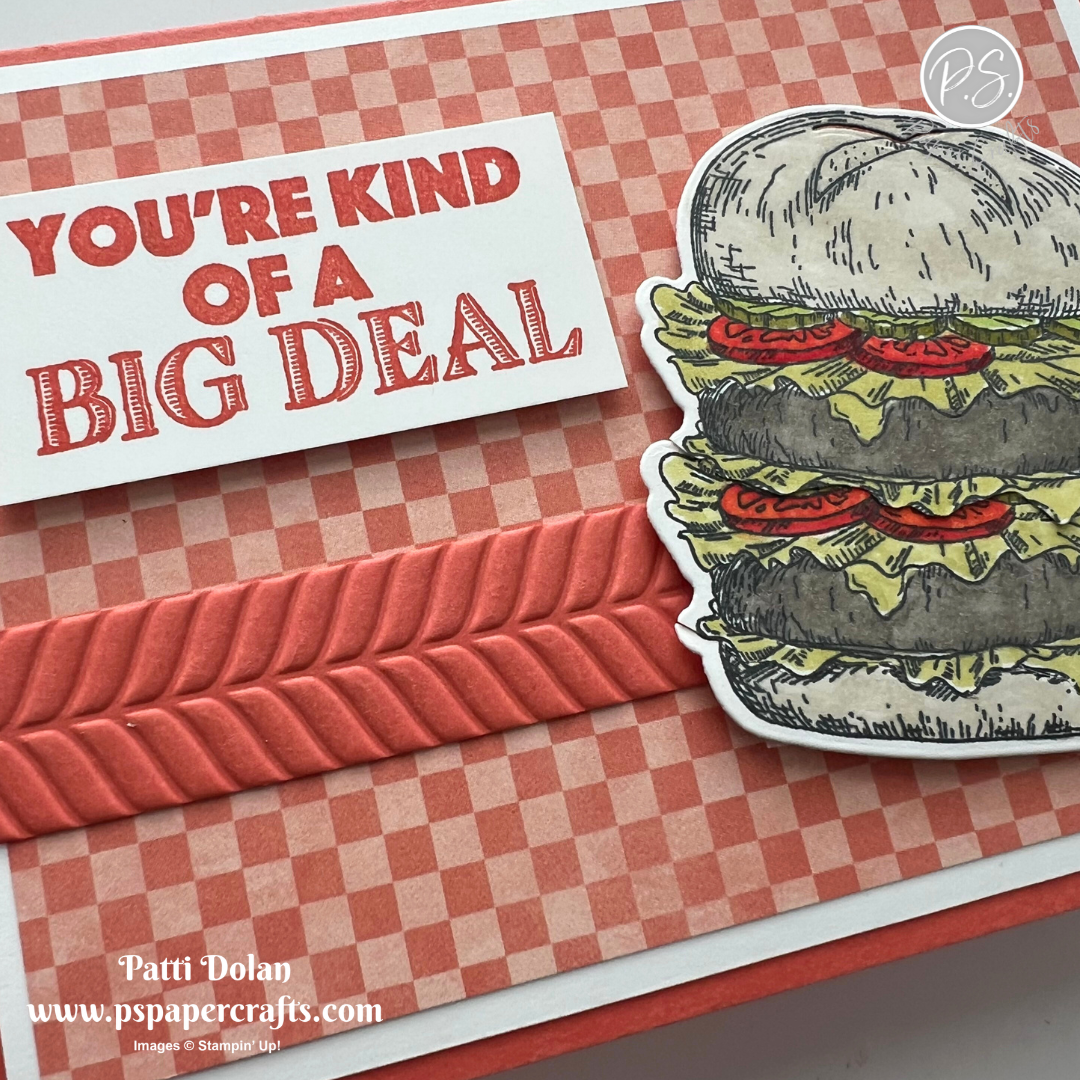 Sketch Saturday - Bistro Burger — P.S. Paper Crafts