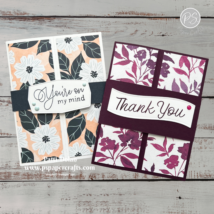 W Fold Pop Out Cards — P.S. Paper Crafts