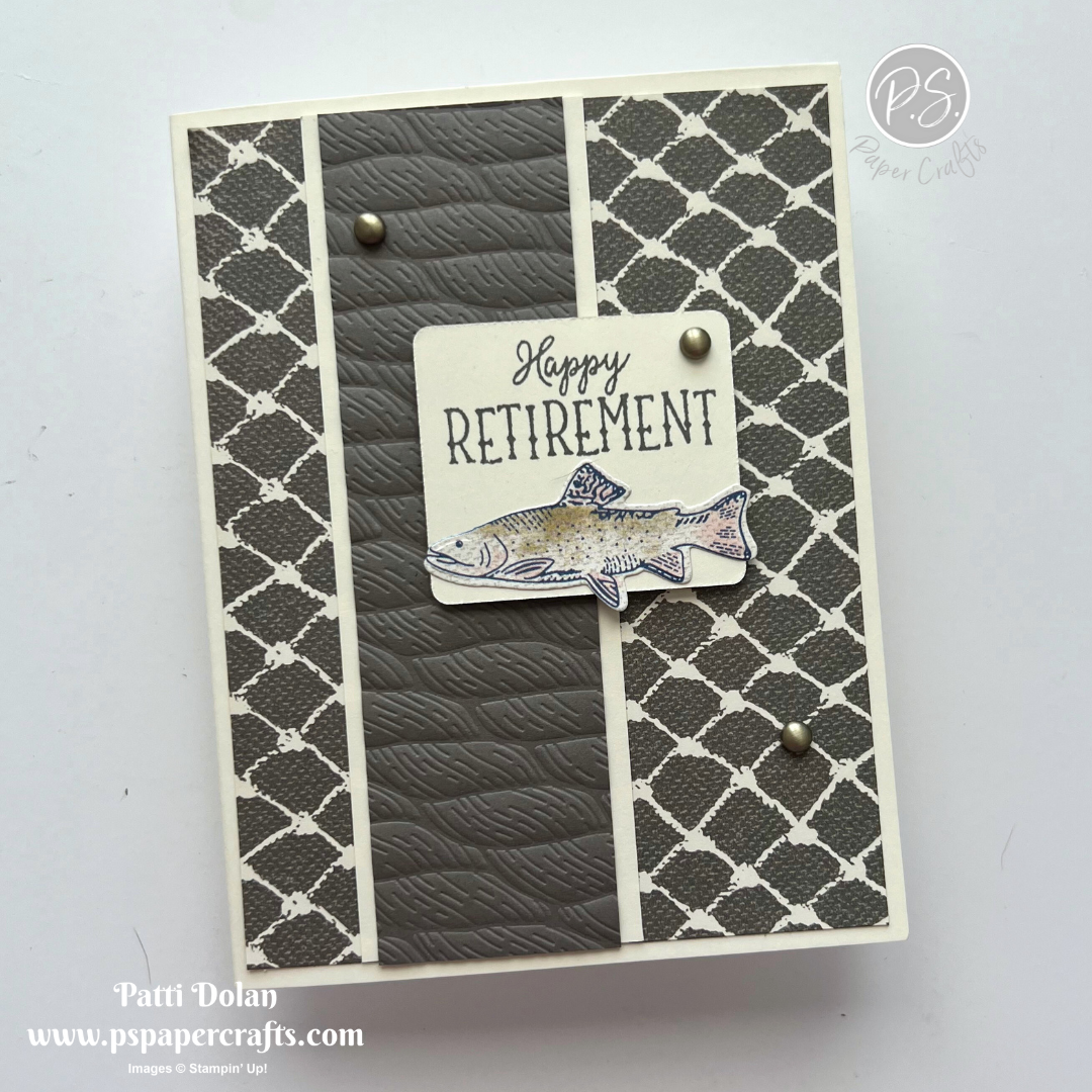 Let's Go Fishing - Retirement Card — P.S. Paper Crafts