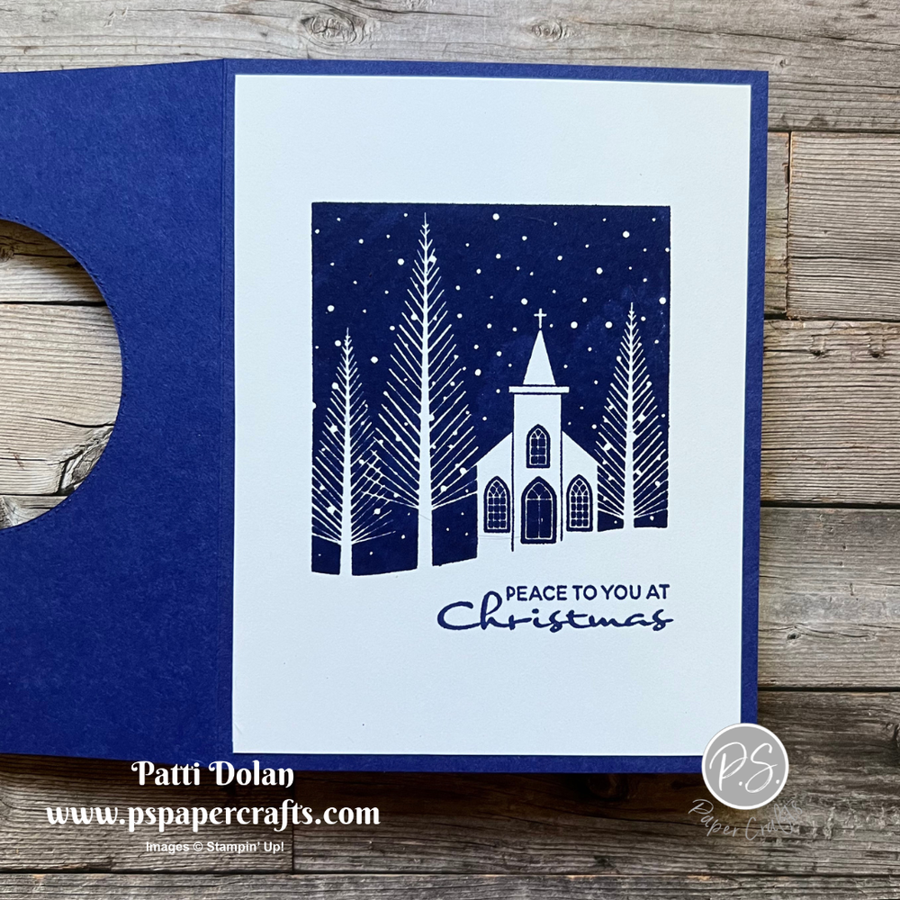 Beautiful Peekaboo Christmas Card — P.S. Paper Crafts
