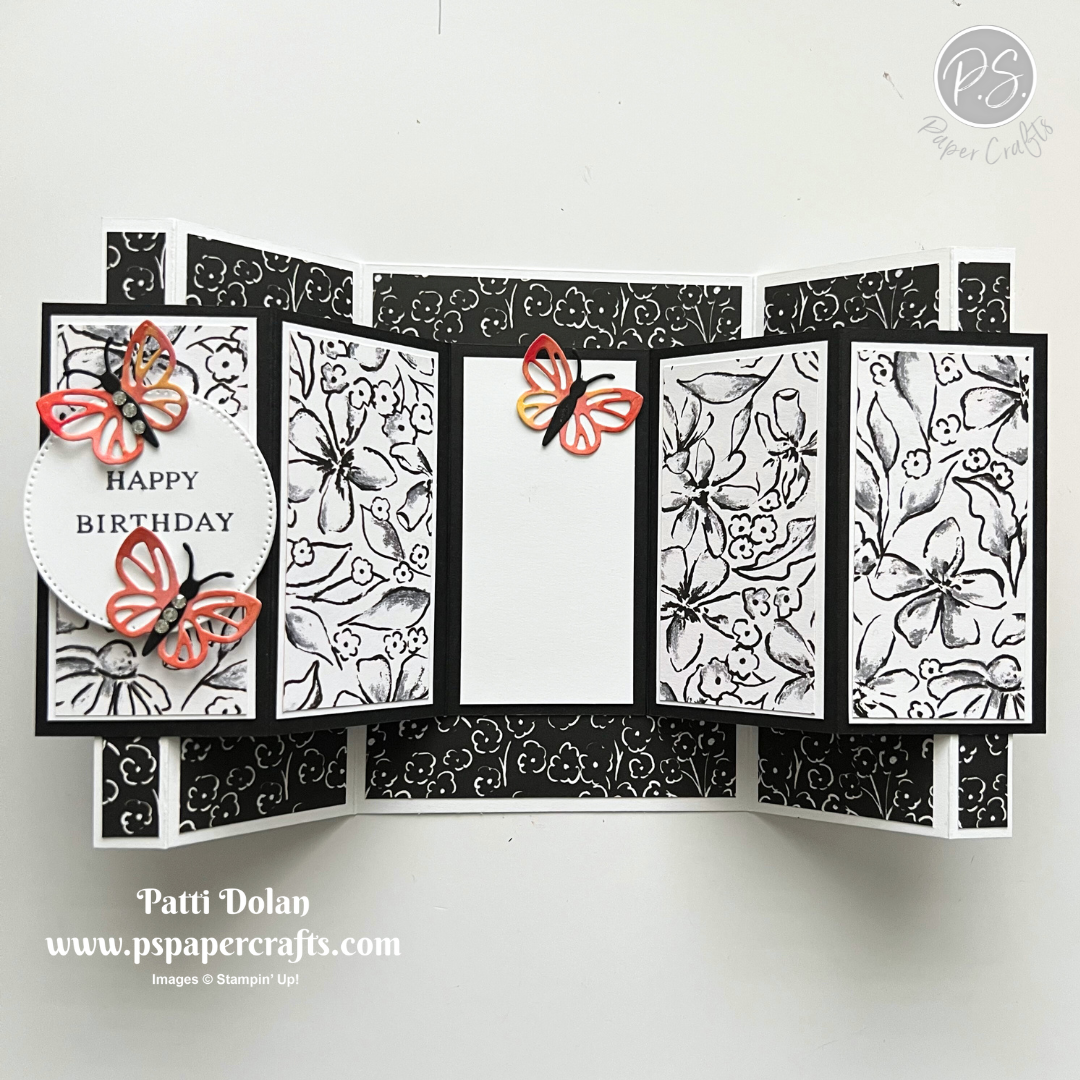 Winged Gate Fold Cards — P.S. Paper Crafts