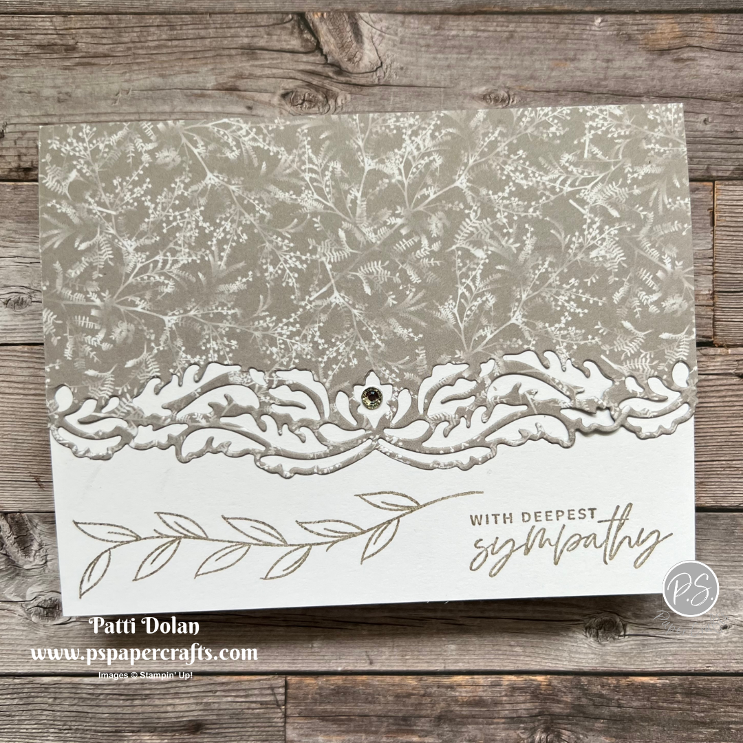 Elegant Borders Sympathy Card — P.S. Paper Crafts