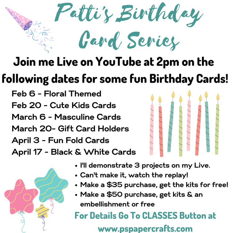 Cute Kids Cards - Birthday Series Class 2 — P.S. Paper Crafts