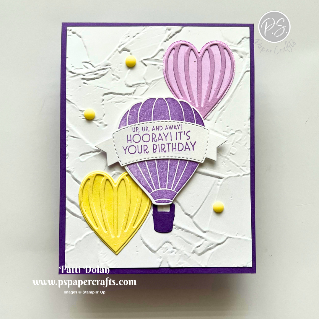 Hot Air Balloon Birthday Card — P.S. Paper Crafts