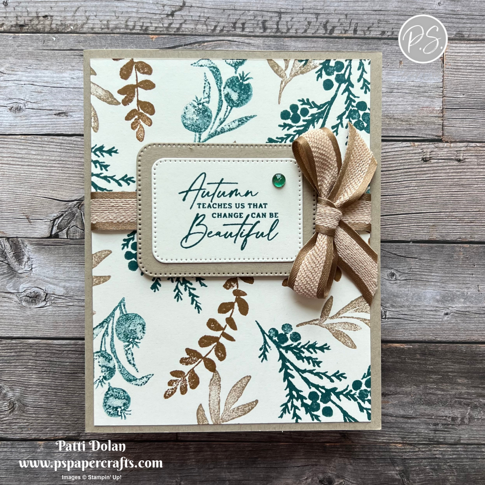Beautiful Autumn Card using Magical Meadow — P.S. Paper Crafts