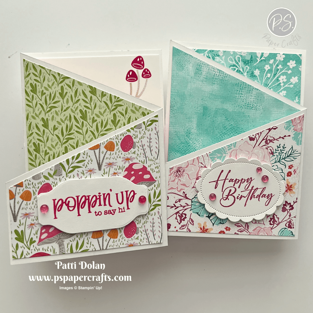 Zig Zag Fun Fold Cards — P.S. Paper Crafts