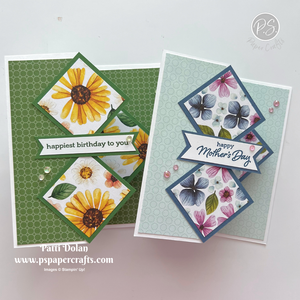 Diamond Pop Up Fun Fold Cards — P.S. Paper Crafts