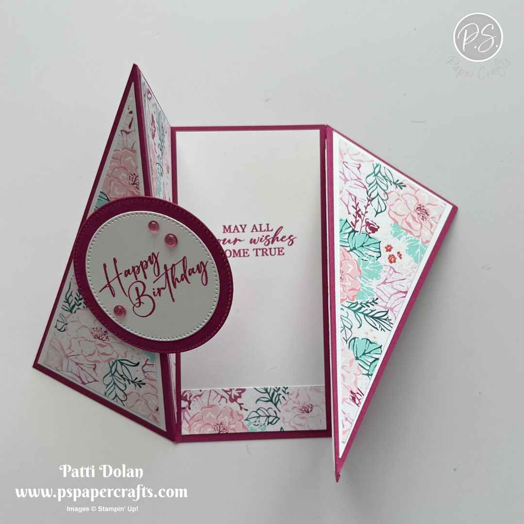 Diagonal Gate Fold Cards — P.S. Paper Crafts