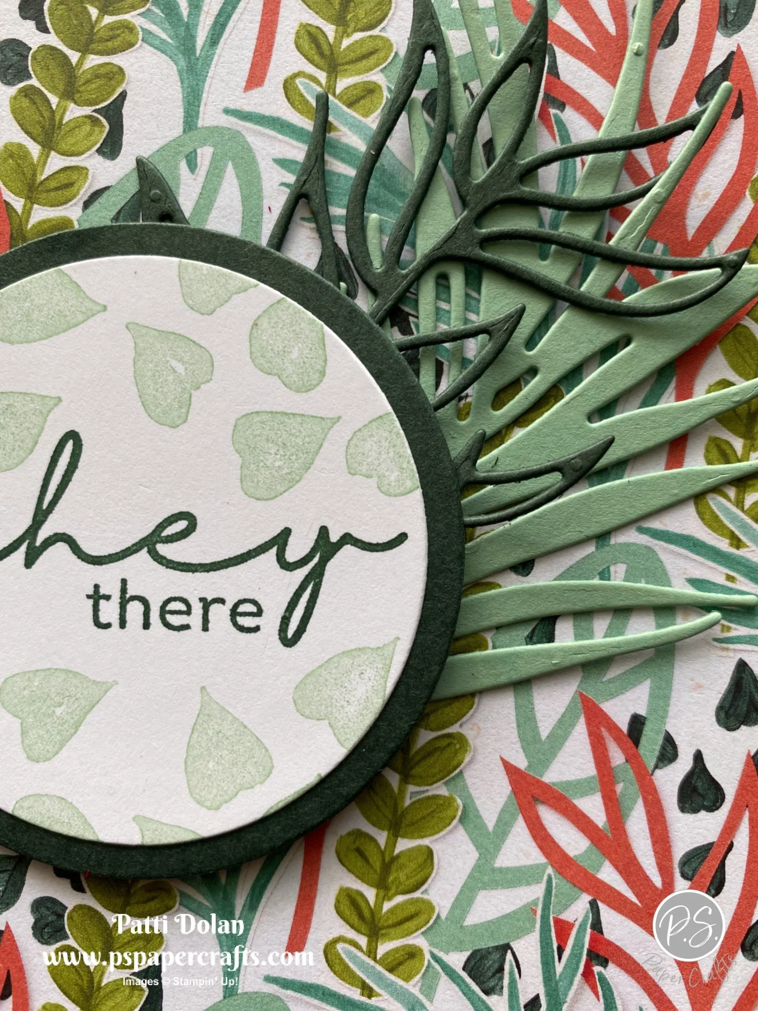 Artfully Layered Hey There Card! — P.S. Paper Crafts